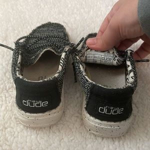 Shoes | Black Toddler Hey Dudes Size 7 In Kids | Poshmark